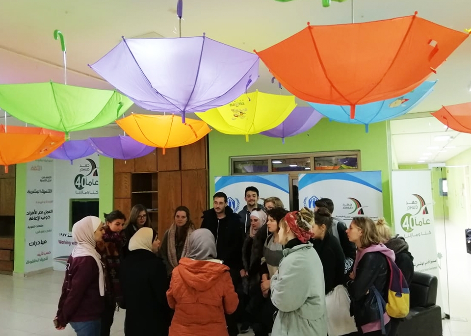 ALC Students Visit JOHUD | German Jordanian University