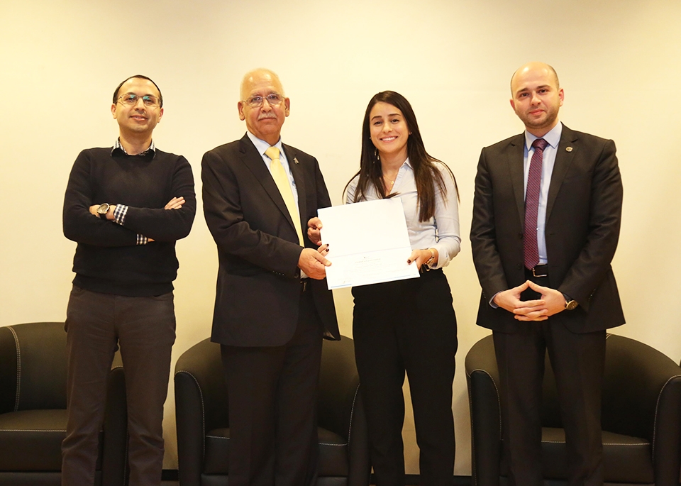 SABE, during the award ceremony of the architectural graduation ...